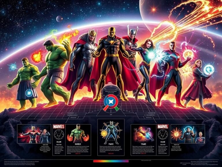 Top 10 Most Powerful Marvel Heroes Ranked - Hero and Villain World