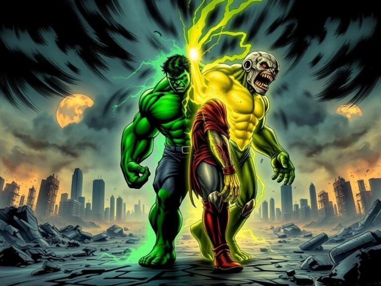 Hulk vs. Abomination: A Gamma-Powered Showdown - Hero and Villain World