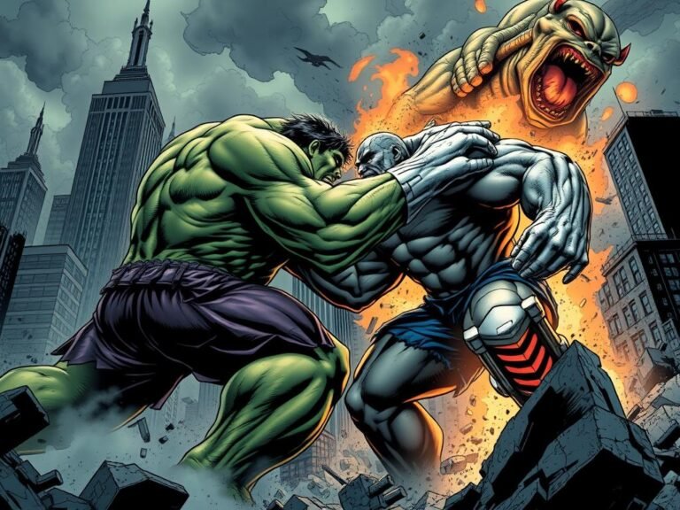 Hulk vs. Abomination: A Gamma-Powered Showdown - Hero and Villain World