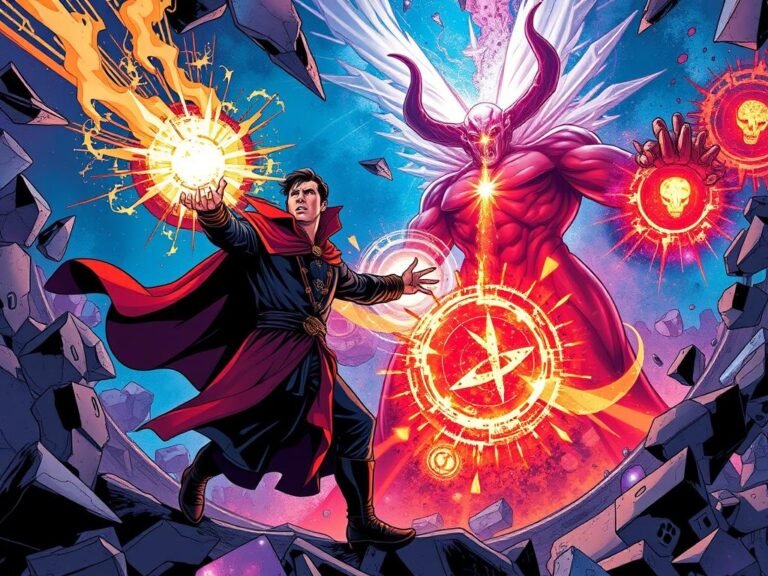 Doctor Strange vs. Dormammu: A Cosmic Clash of Magic - Hero and Villain ...