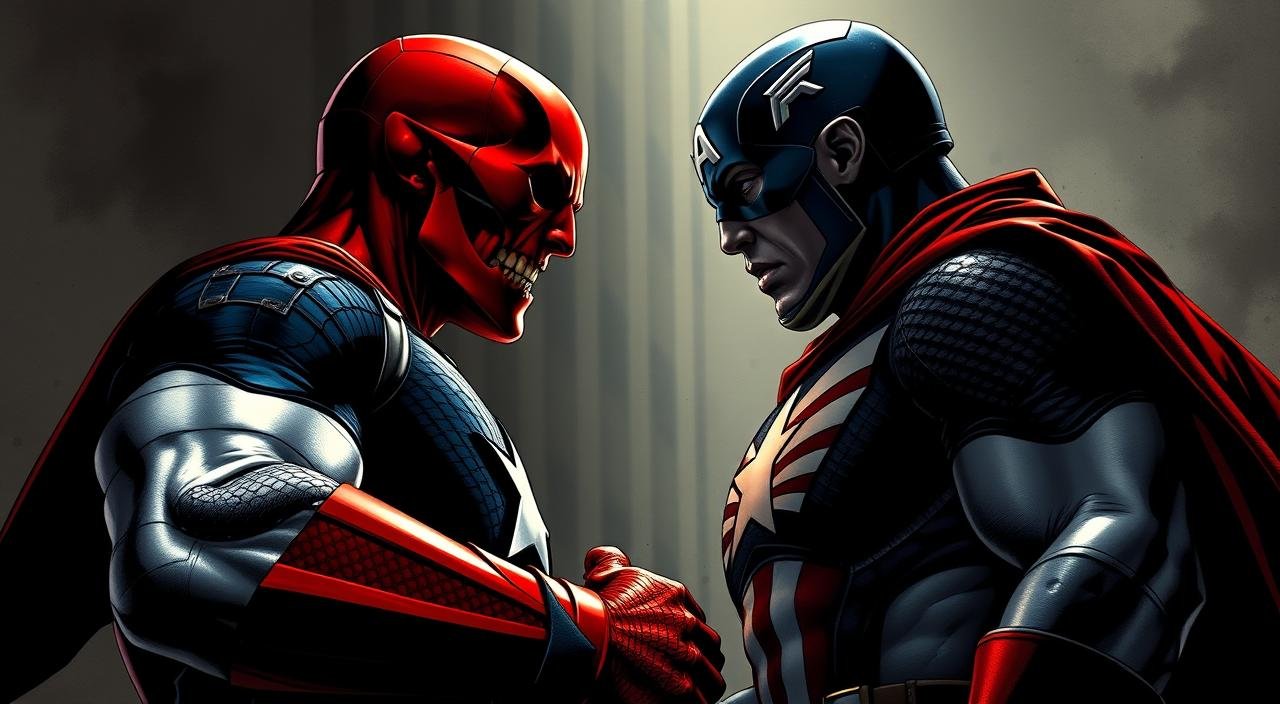 Red Skull vs. Captain America: A Symbol of Good vs. Evil - Hero and ...