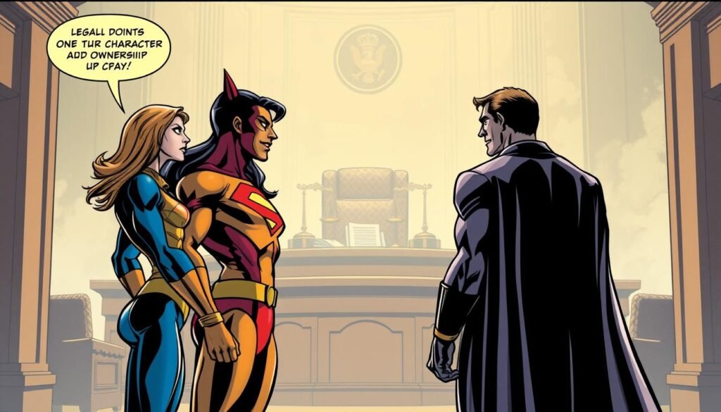 Character Ownership Legal Battles Comics - Hero and Villain World